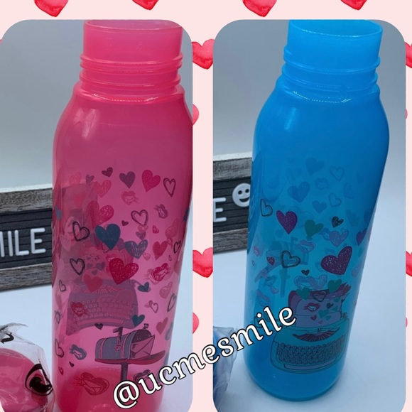 Tupperware | Dining | Tupperware Heartslove Eco Active Water Bottle Set ...